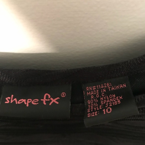 Shape FX | Dresses | Very Sexy Black Dress With Slit Up One Side | Poshmark